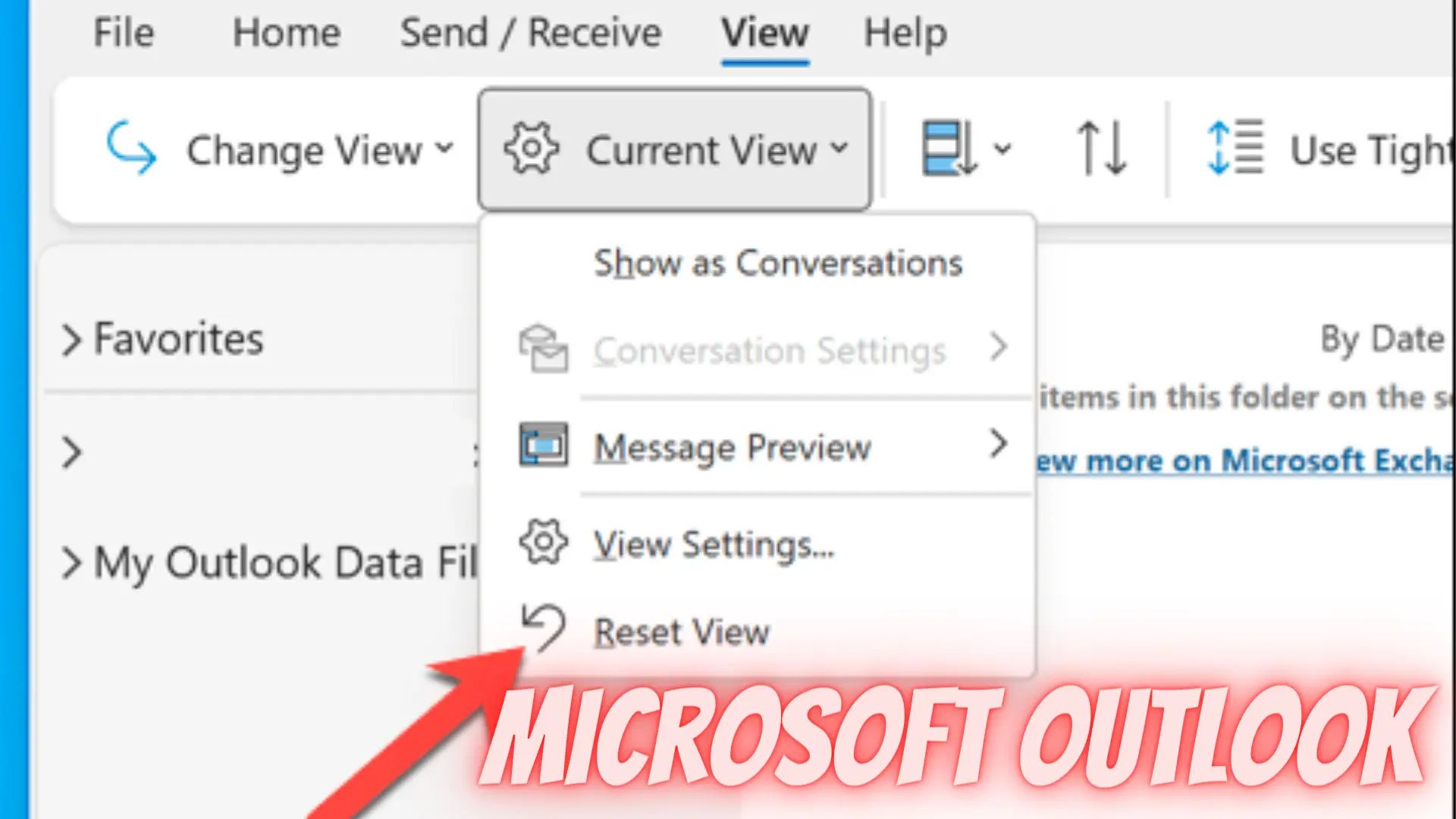 Outlook Inbox Changed? How to Revert to Your Old View - GiaSpace